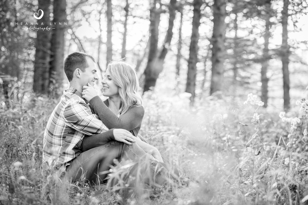 Tom & Sam | Lapham Peak Fall Engagement Session - Rheanna Lynn Photography