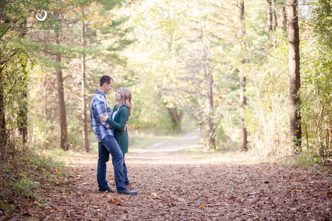 Tom & Sam | Lapham Peak Fall Engagement Session - Rheanna Lynn Photography
