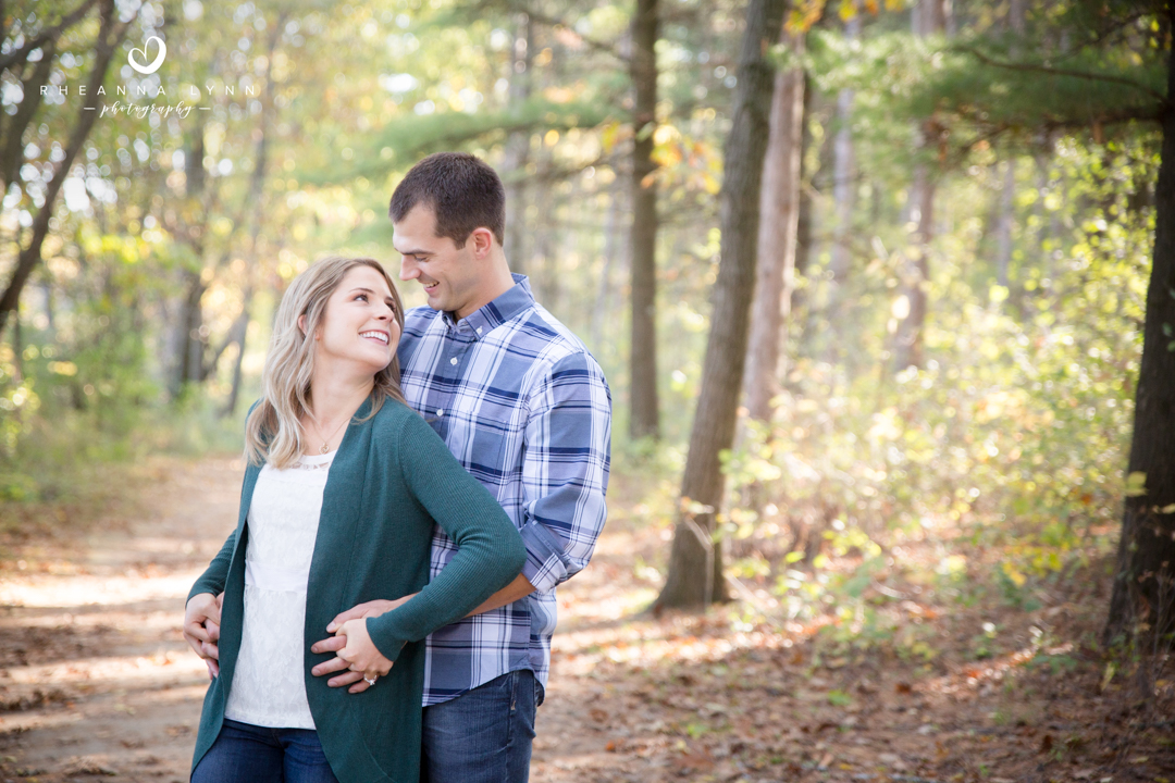 Tom & Sam | Lapham Peak Fall Engagement Session - Rheanna Lynn Photography