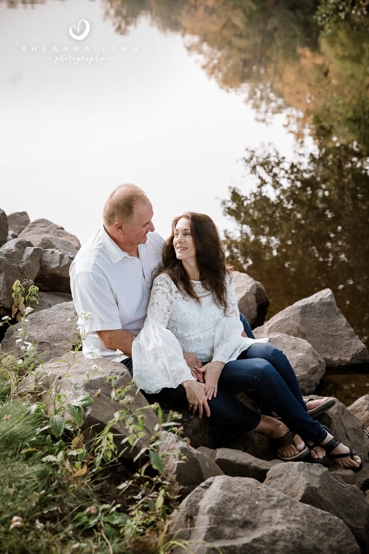 Jenny & Glenn | Romantic Riverside Engagement Session in Wausau, WI ...